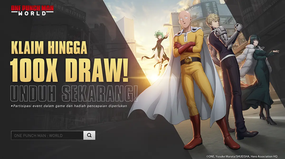 Game action baru One Punch Man: World resmi diluncurkan